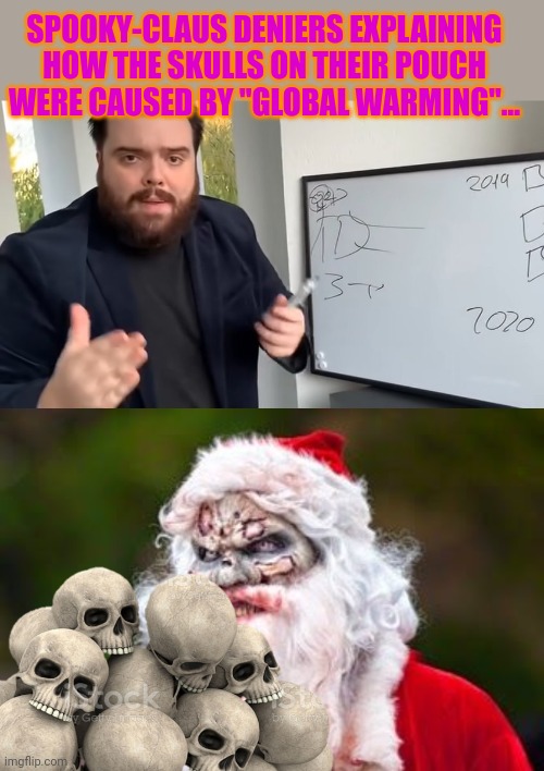 Spooky-claus deniers - Imgflip