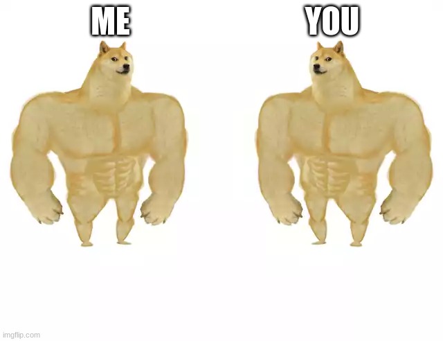 Buff Doge vs Buff Doge - Imgflip