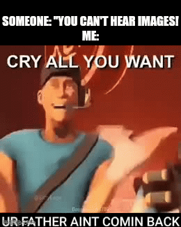 You can hear images - Imgflip