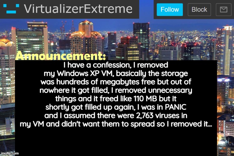 I will try to put another VM, which will have 5 GB instead of 3 and ...