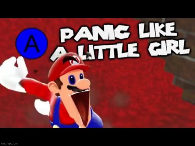 Panic like a little girl - Imgflip
