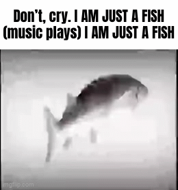 I am just a fish - Imgflip