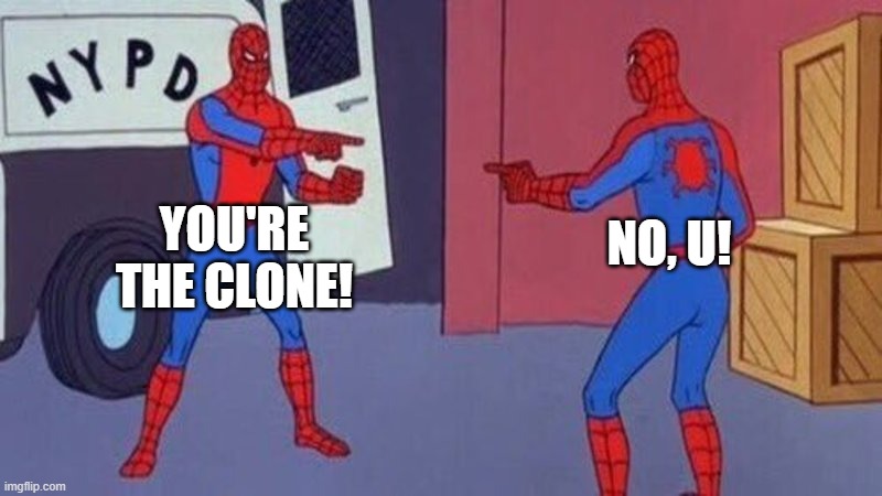 spiderman pointing at spiderman - Imgflip