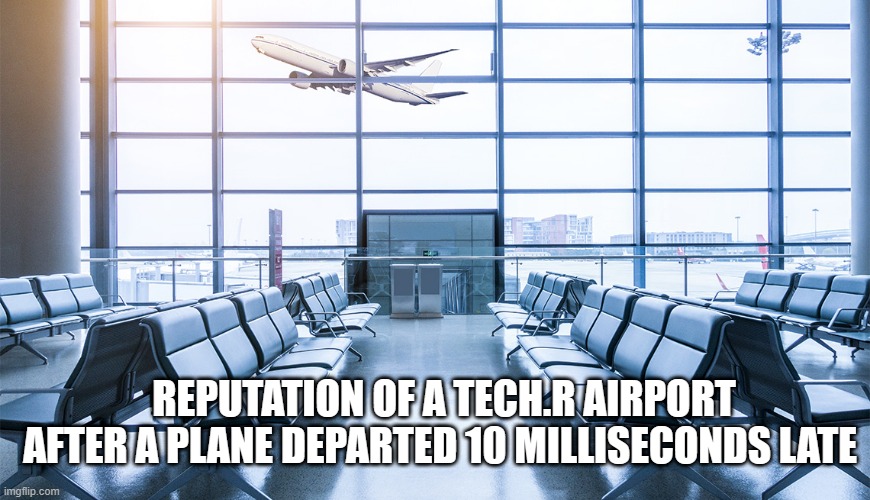 Empty airport - Imgflip