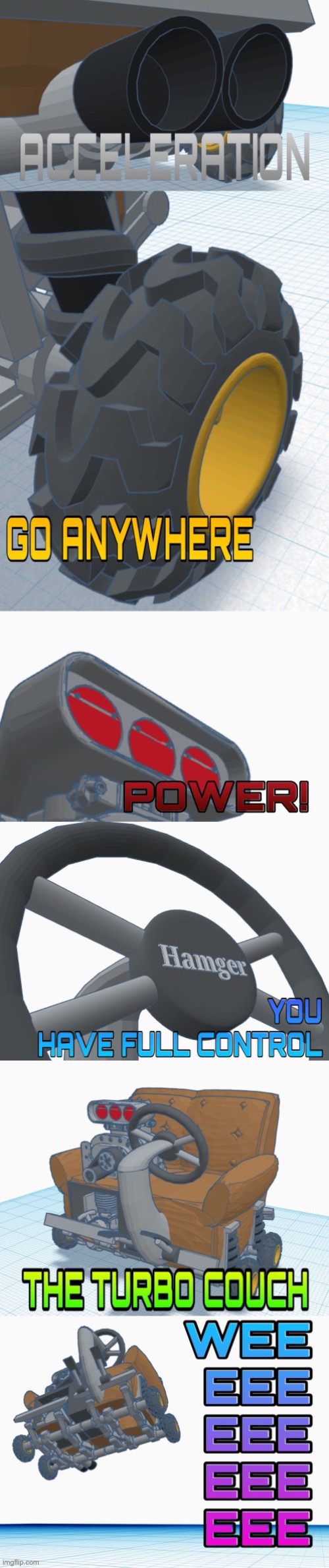 A fun ad I put together (made the 3d model too) - Imgflip