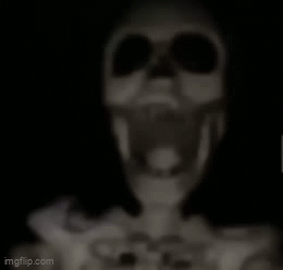 Skeleton on the fan - Imgflip