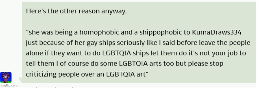 this is the most retarded reason why to block someone and spread lies ...