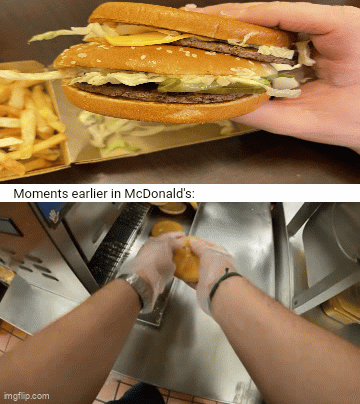 Burger fail - Imgflip