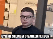 6yrs seeing a disabled person - Imgflip