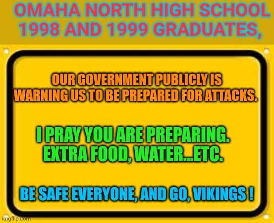 Blank Yellow Sign Meme - Imgflip