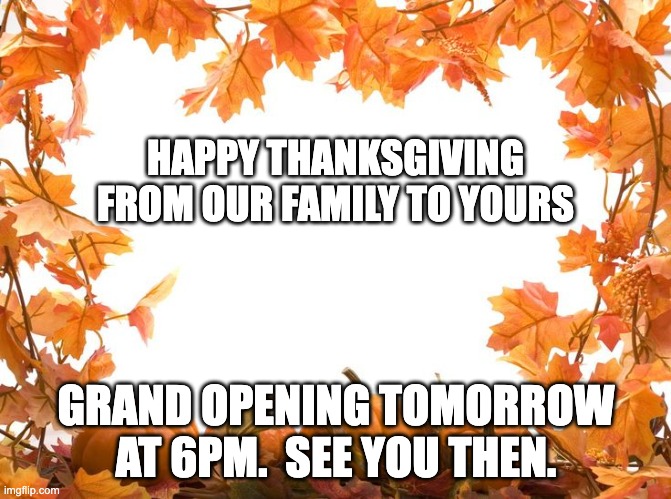 Happy Thanksgiving - Imgflip