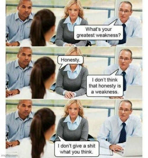 Let's see the tolerance for Honesty - Imgflip
