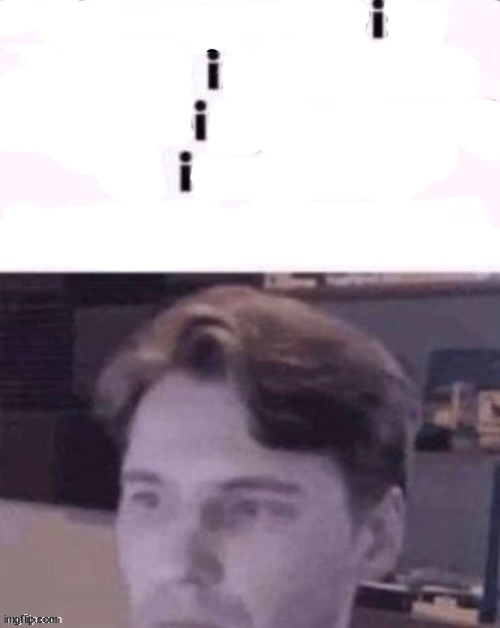 X trying to stay in character after being spammed 50 images of Y - Imgflip