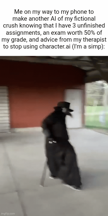 Me x character.ai - Imgflip