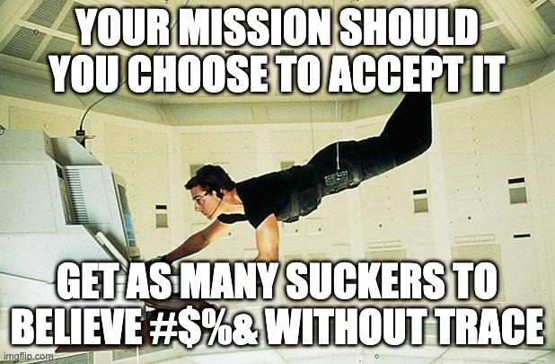 Mission impossible - Imgflip