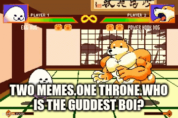 Egg dog vs. buff doge - Imgflip