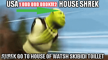 usa to house shrek of watsk skibidi toillet - Imgflip
