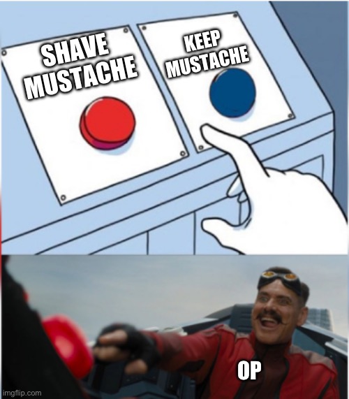 Robotnik Pressing Red Button - Imgflip