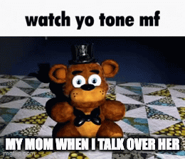 FNAF watch yo tone mf - Imgflip