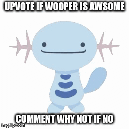 wooper social experement - Imgflip