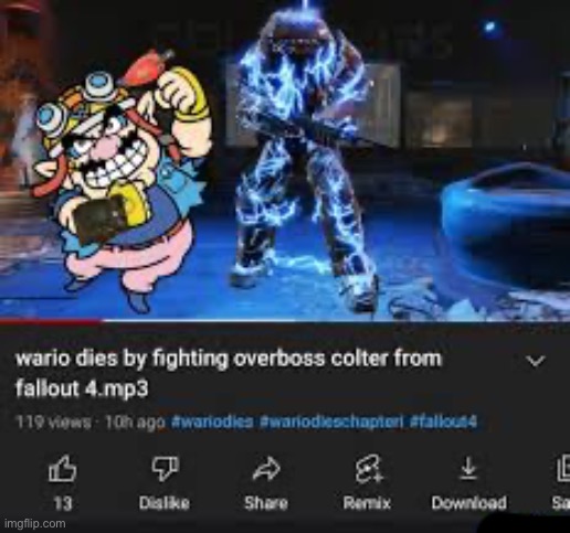 Wario in fallout - Imgflip