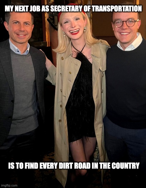 Image tagged in mayor pete,dylan,chasten,dirt roads,back roads - Imgflip