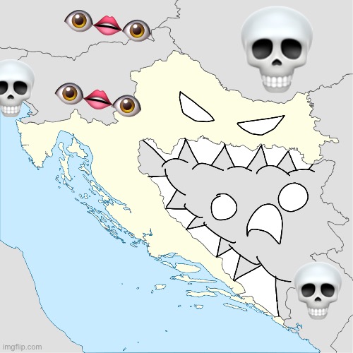Croatia biting Bosnia & Herzegovina - Imgflip