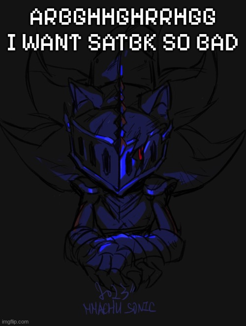 i think today imma work for my tails nine figurine and then work ...