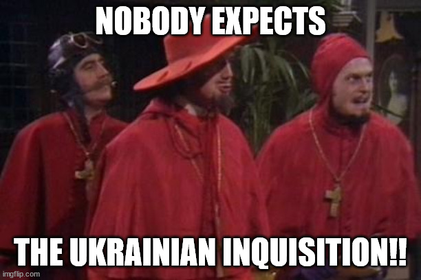 Nobody Expects the Spanish Inquisition Monty Python - Imgflip