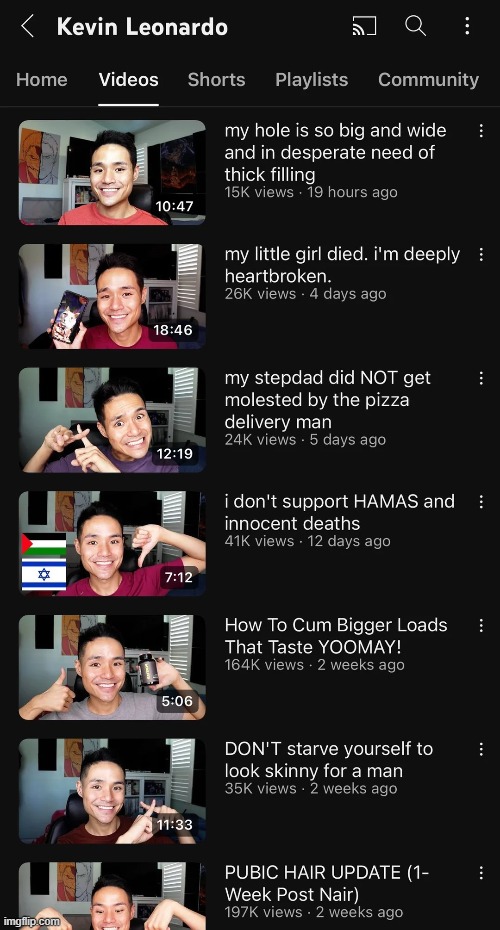 youtube channel - Imgflip