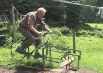 Sawing By Pedal Power ! - Imgflip