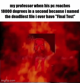 William Afton burns in hell - Imgflip