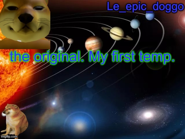 Le_epic_doggo's annoncement template - Imgflip