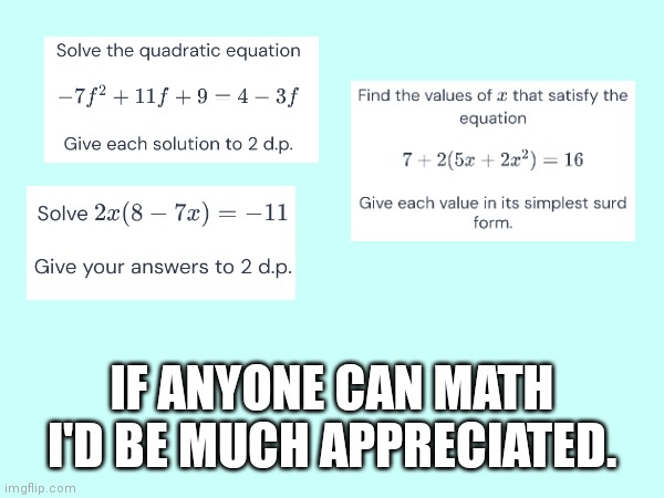 I need help - Imgflip