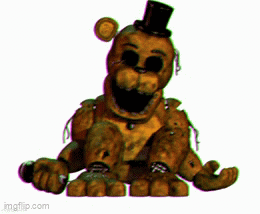 New glitched golden Freddy template - Imgflip