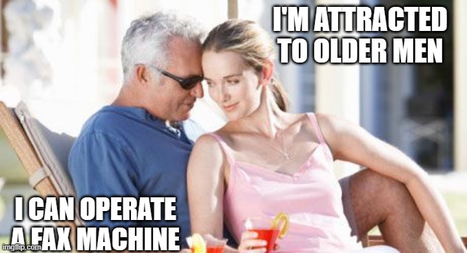 Older man younger woman - Imgflip