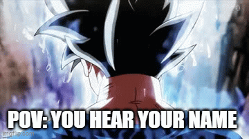 Goku looking back - Imgflip