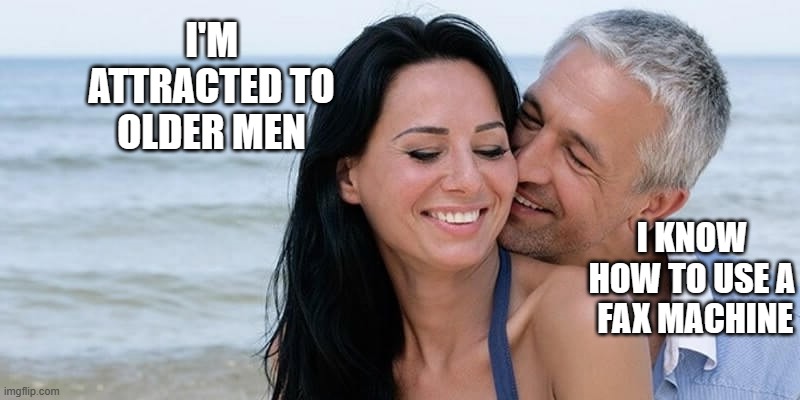 Young woman older man - Imgflip