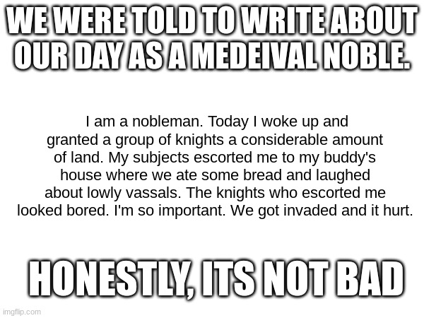 "we got invaded and it hurt" - Imgflip