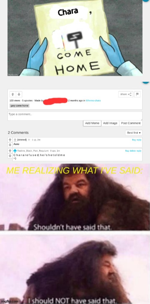 Reposting a old meme I made - Imgflip