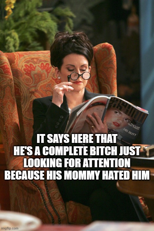 Karen Walker Reading - Imgflip