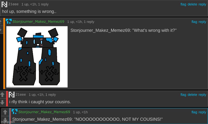 i am sending myself to the cursed comments tho.. - Imgflip