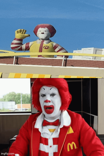 Poor Ronald McDonald - Imgflip