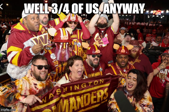 We are all Commanders fans today on this blessed holiday 🦃 : r ...