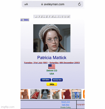 Pattye’s entry from Aveleyman - Imgflip