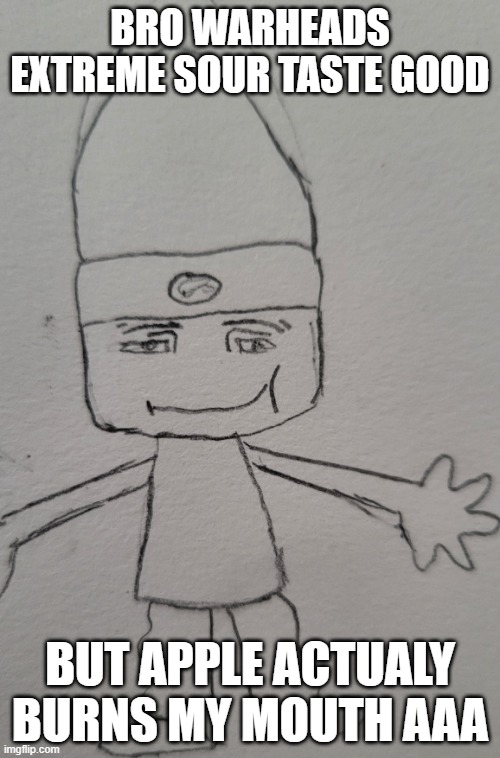 the apple flavor is AGONY - Imgflip