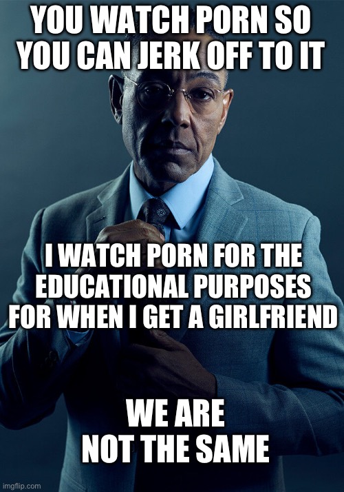 Gus Fring we are not the same - Imgflip