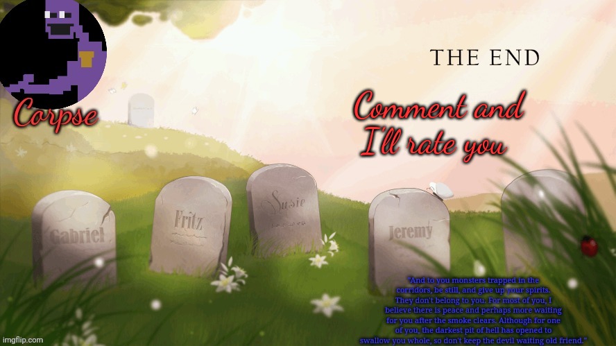 Corpse's FNAF template - Imgflip