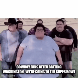 Cowboy fans dancing - Imgflip