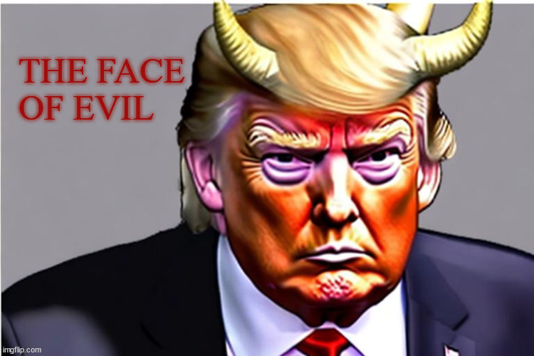 The Face of Evil - Imgflip